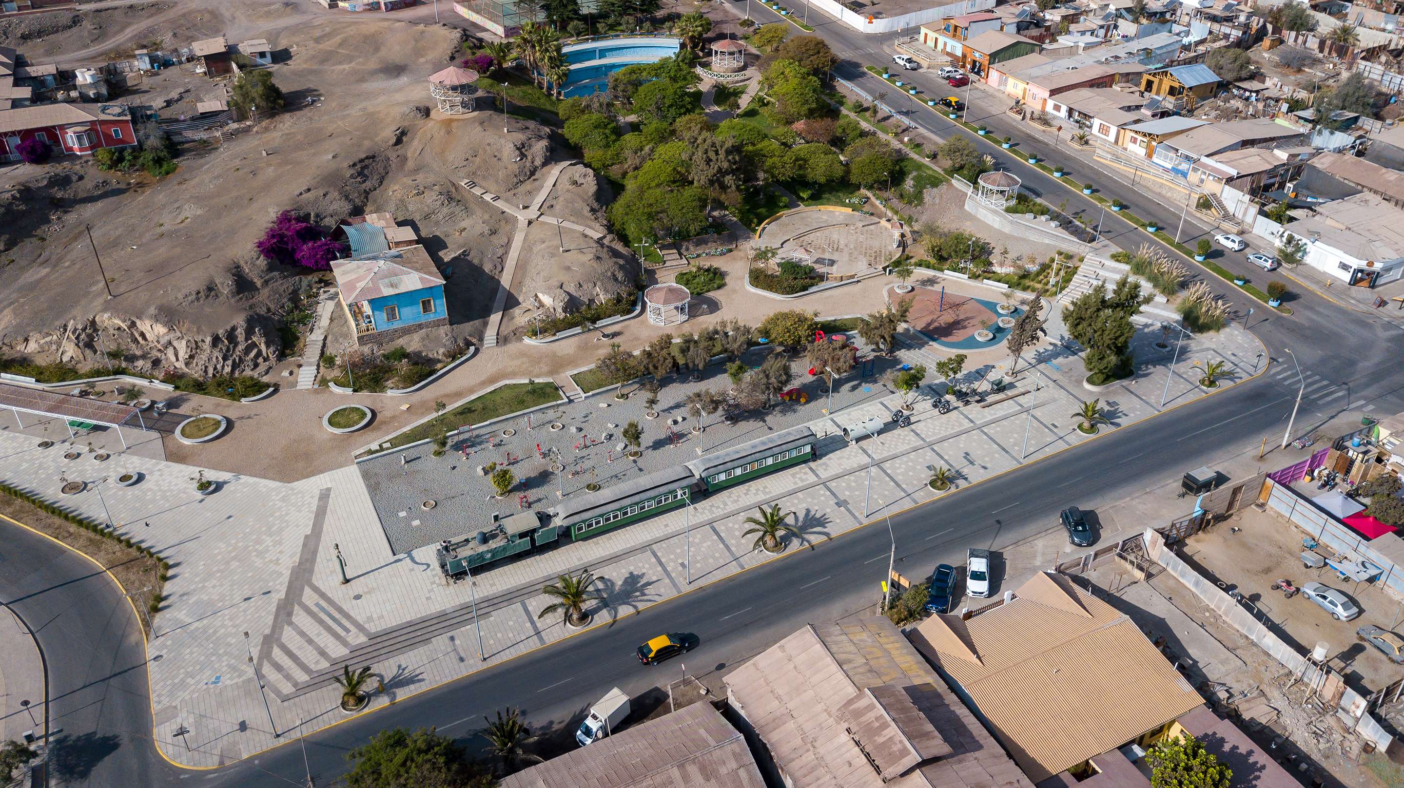 Plaza de La Cultura de Taltal, Ex -Plaza del Tren, Región de ...